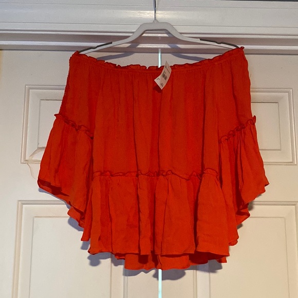 Versona | Tops | Nwt Womens Versona Off Shoulder Coral Blouse Size ...